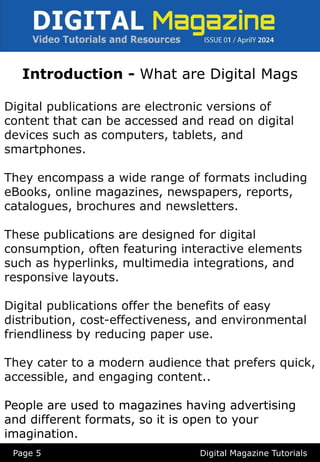 Digital Magazine Training Videos and resources | PDF