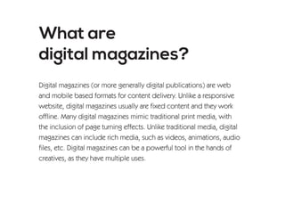 Digital magazines | PDF