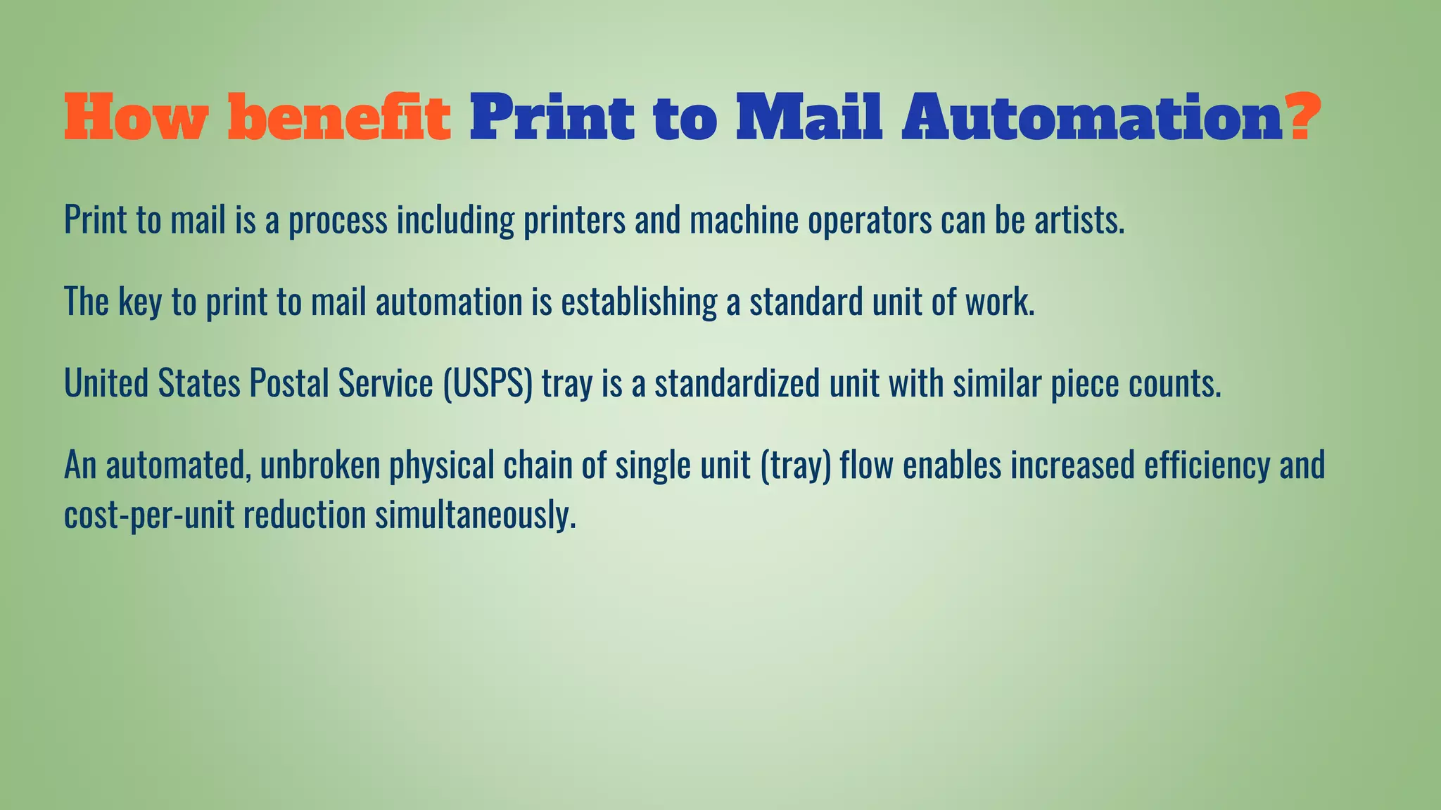 Digital Mailroom Automation Software Ppt