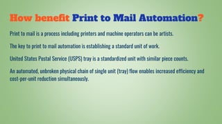 Digital mailroom automation software | PPT