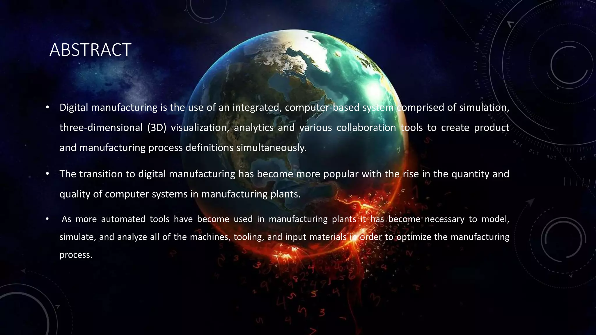 Digital manufacturing | PPTX
