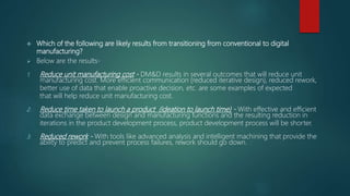 Digital Manufacturing & Design Technology | PPT