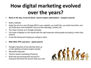 Digital marketing | PPTX