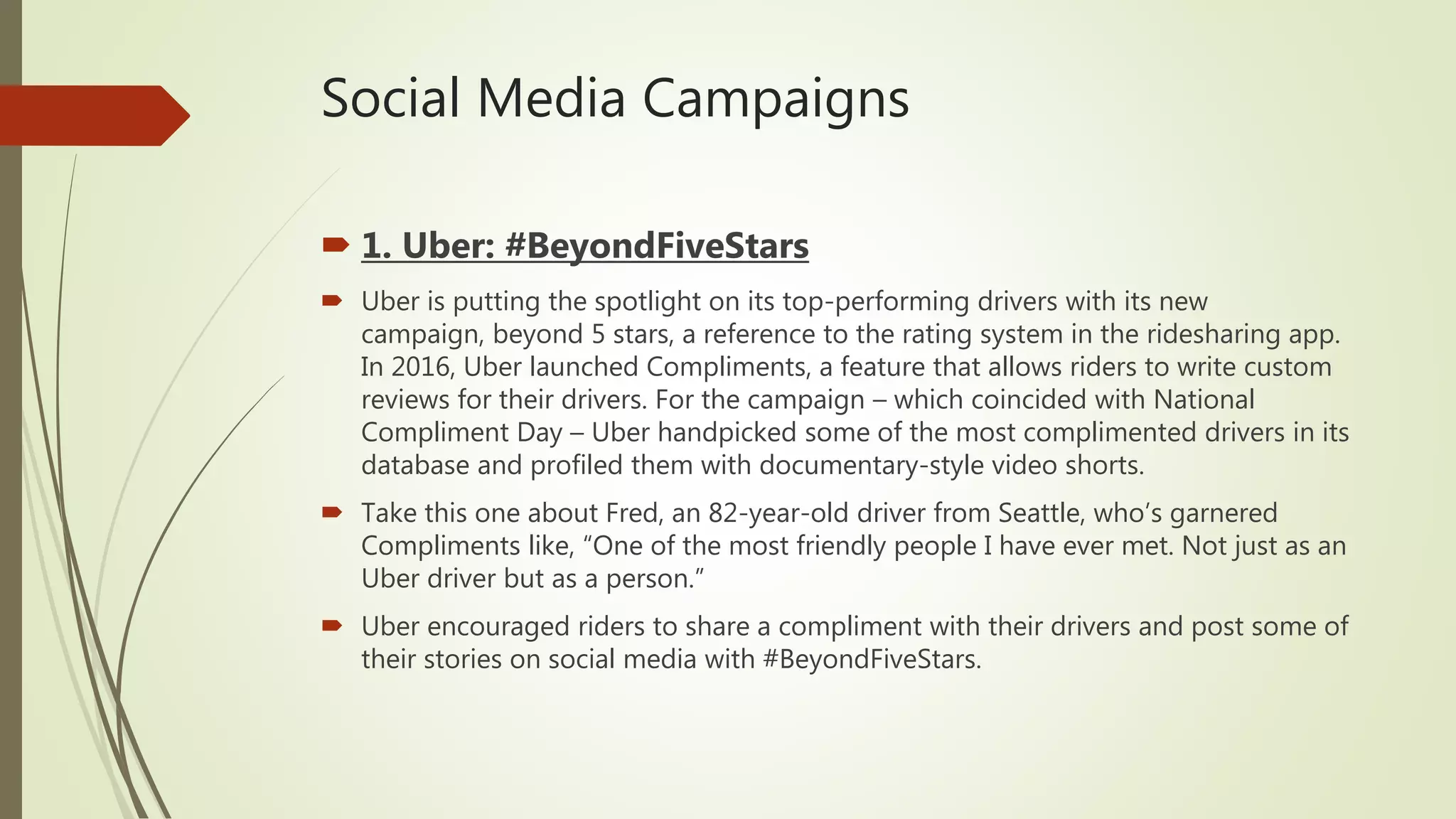uber social media marketing | PPTX
