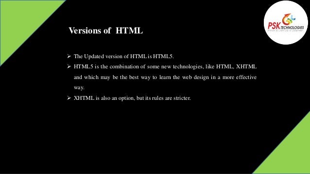 Importance of HTML | PPTX