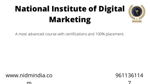 NIDM India | PPT