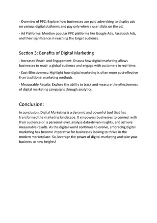 what is digital marketing ? | DOCX