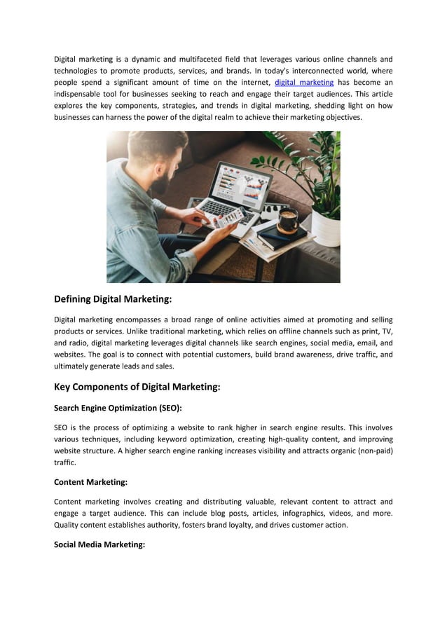 About Digital Marketing & Step By Step Guide | PDF