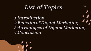 Digital Marketing Introduction and Conclusion | PDF