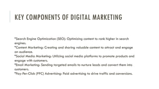Digital Marketing information in this .pptx
