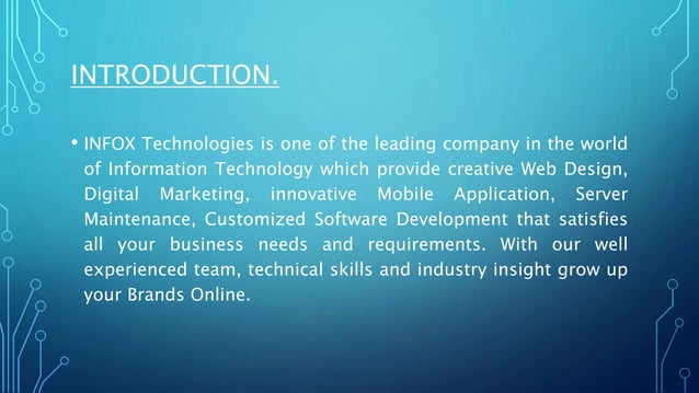 infox technologies | PPTX