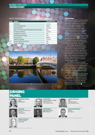 fDi Digital Marketing Awards 2012 | PDF | Developmental Sites | Real Estate