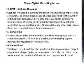 Digital marketing | PPTX