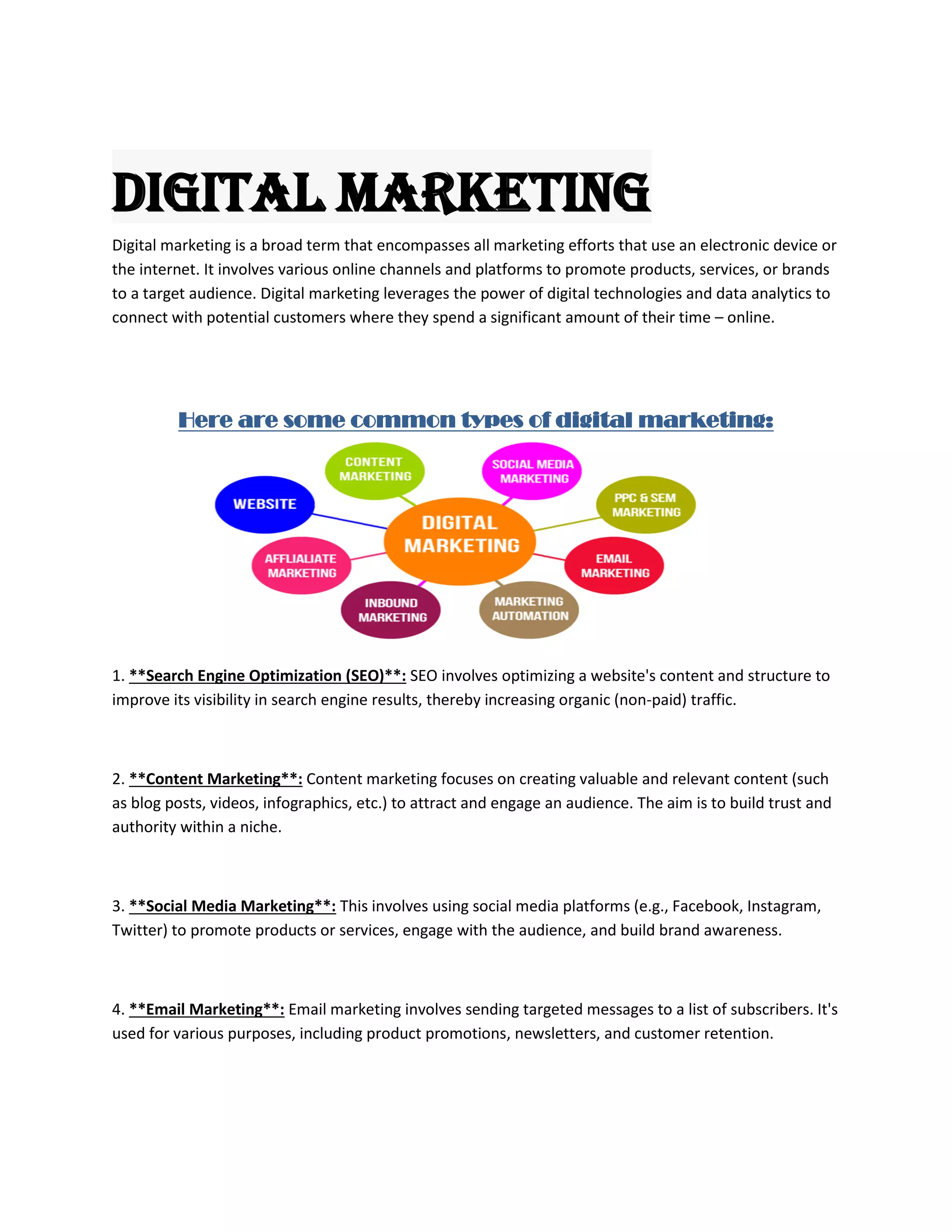 Digital marketing | PDF