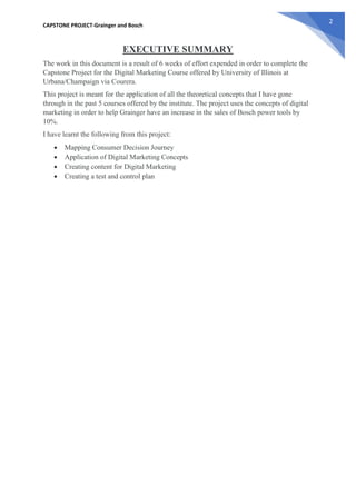 Digital marketing campaign capstone project | PDF