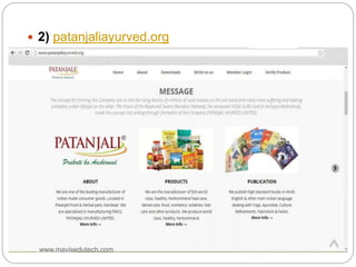 Digital marketing case study patanjali ppt | PPTX