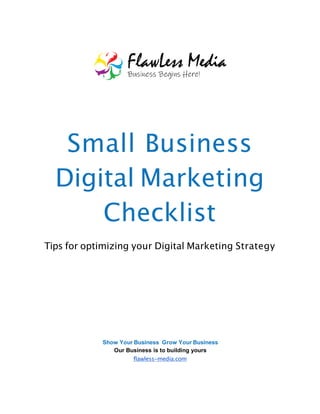 Digital marketing checklist_2019 | PDF