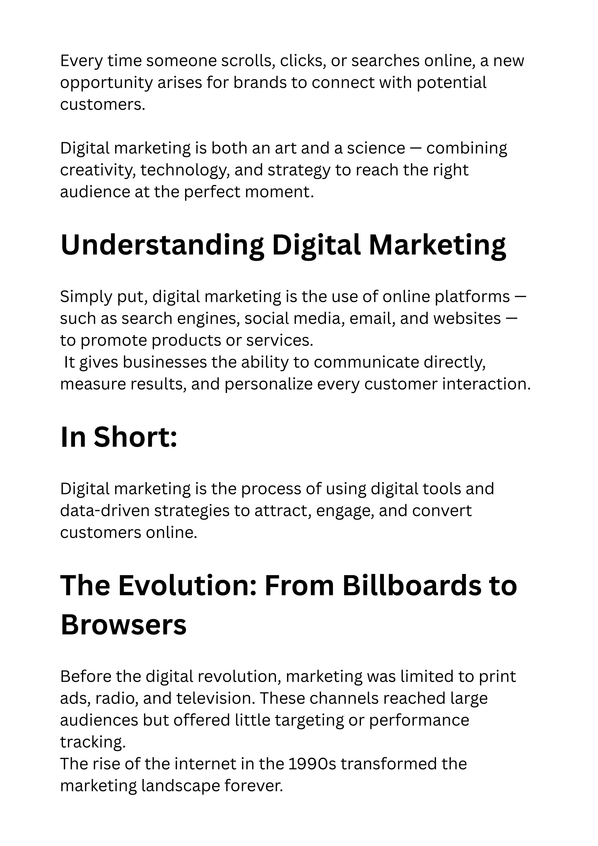 Digital Marketing Complete Guide (2025 Edition): What Is Digital ...