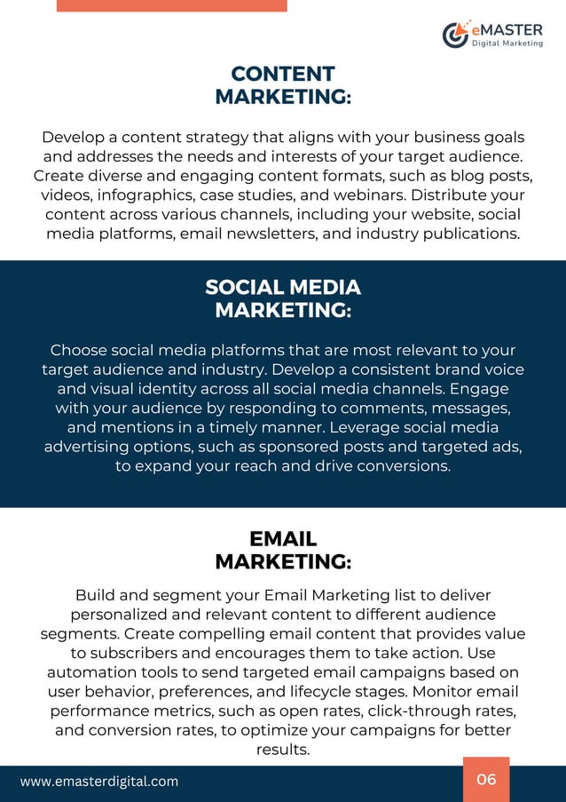 The ultimate guide to effective Digital Marketing Strategies | Emaster Digital | PDF