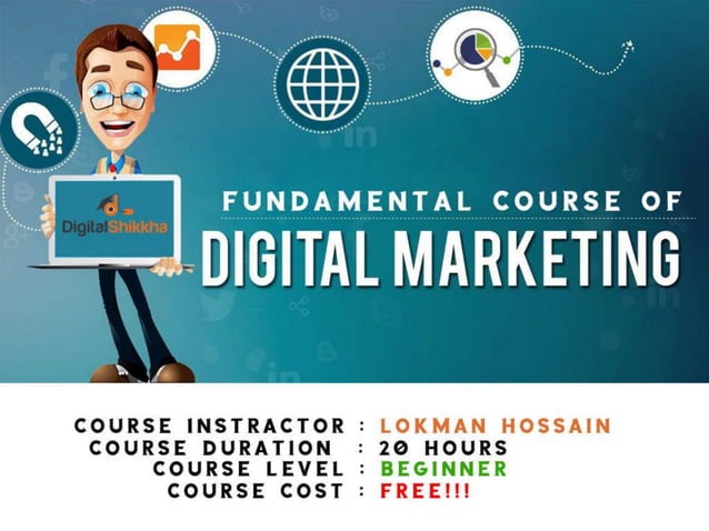 Digital Marketing Bangla Tutorial | Course Guideline | PDF Digital Marketing Bangla Tutorial | Course Guideline | PDF