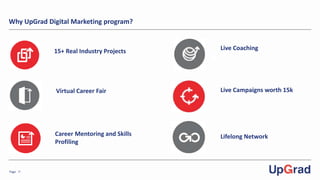 An Introduction to UpGrad's Digital Marketing Program | PPTX