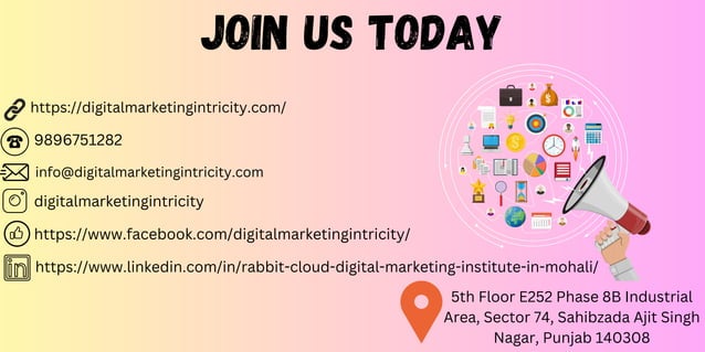 Elevate Your Career with Digital Marketing in Mohali | PPT