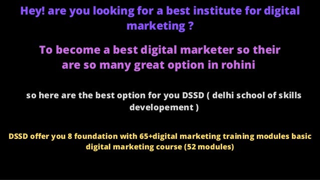 Digital marketing institute in rohini (1) | PDF | Marketing and ...