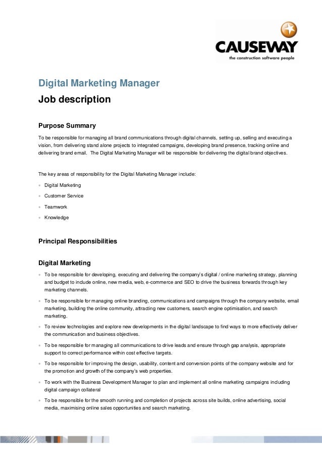 Digital Marketingmanager Digital Marketingmanager