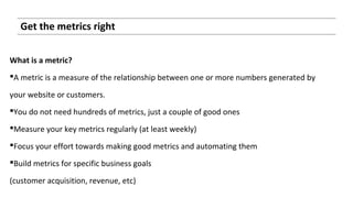 Digital marketing metrics and measurement | PPT