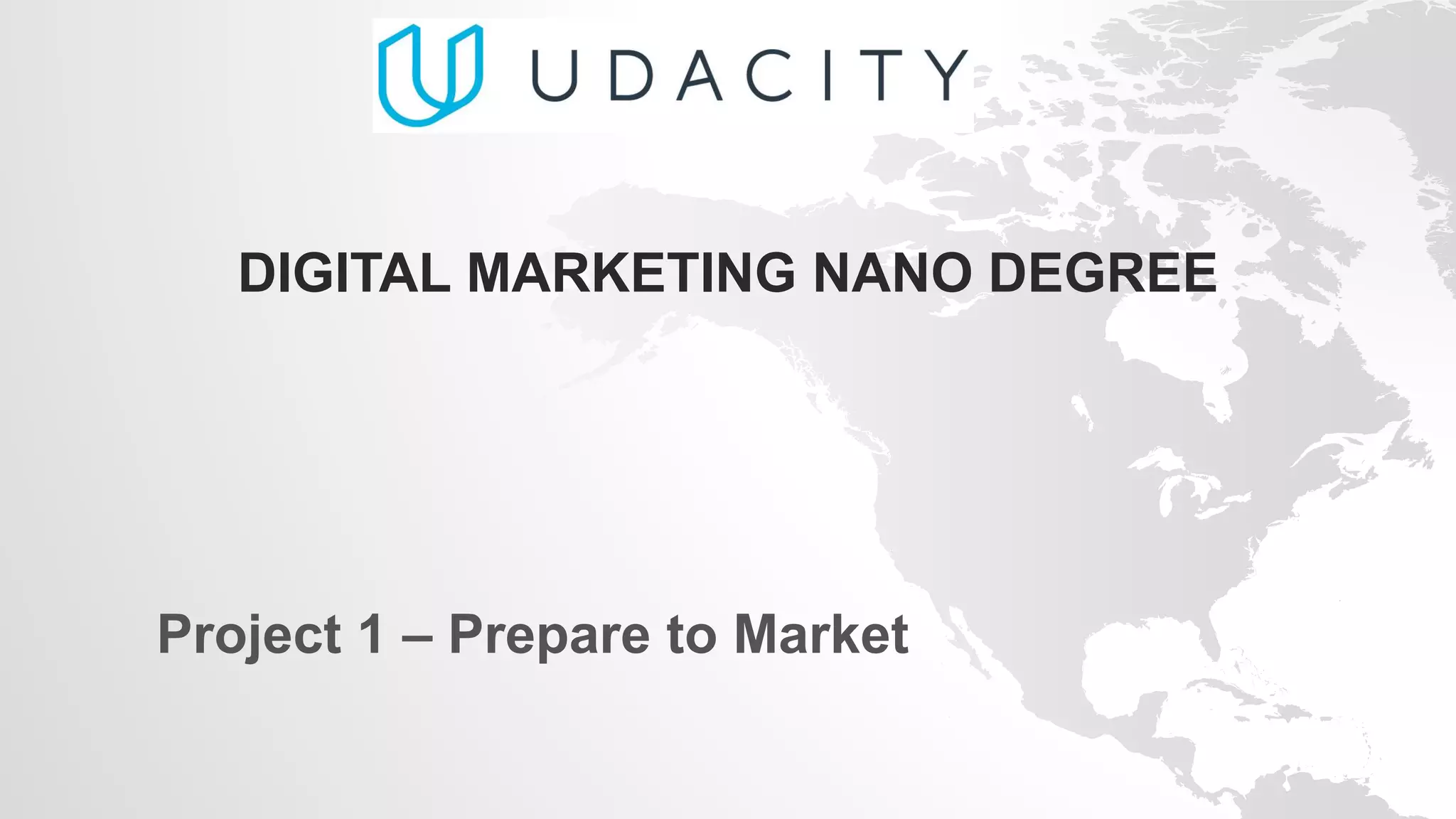 Udacity - Prepare to market | PPTX