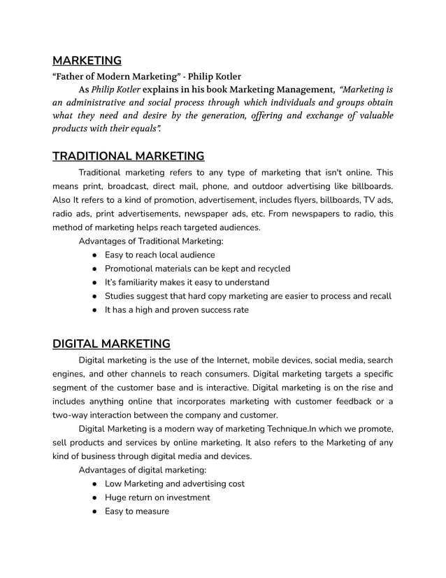digital marketing notes.pdf | Email | Internet