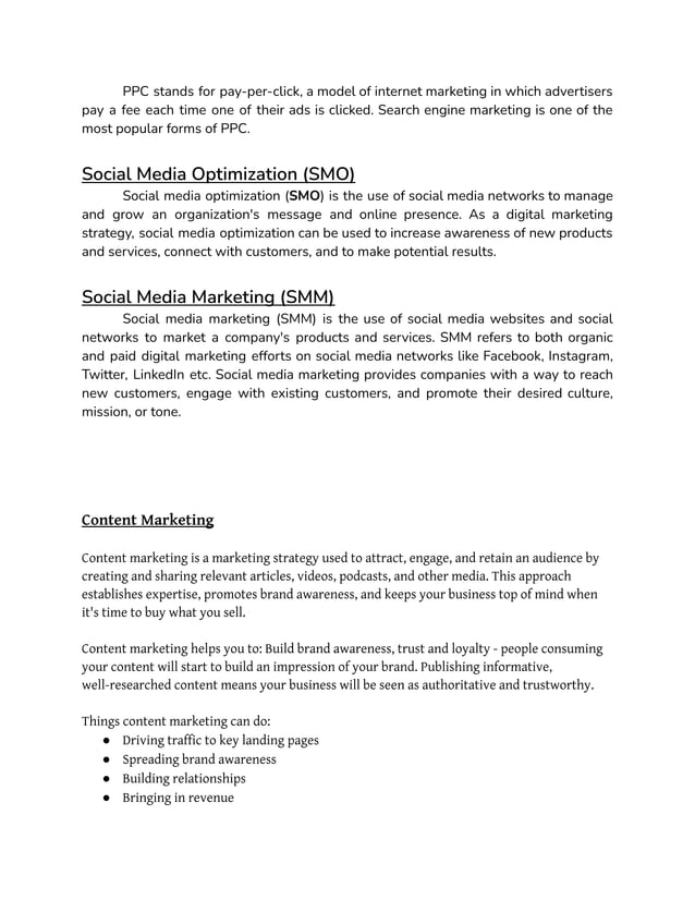 digital marketing notes.pdf | Email | Internet