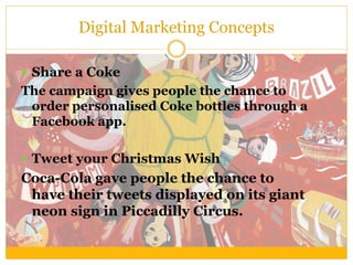 Digital marketing of coca cola | PPTX