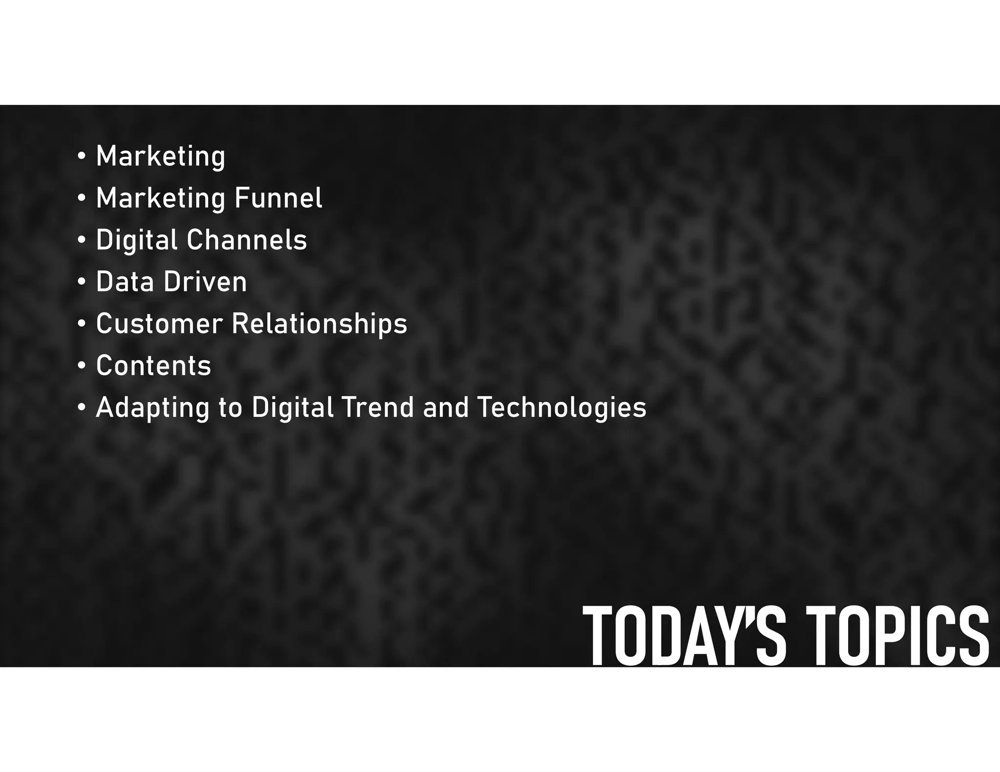 digital marketing part 1 - an example of how vast the digital world is ...