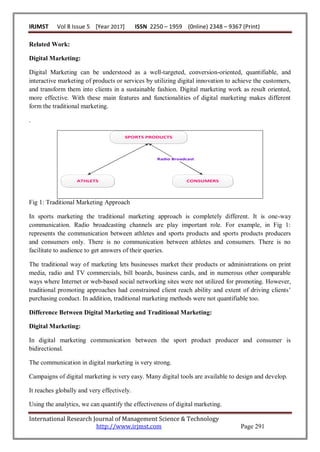 Digital marketing plan an alternative framework for sports products | PDF