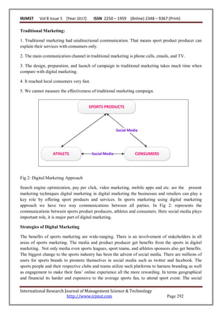 Digital marketing plan an alternative framework for sports products | PDF