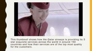 qatar airways ad campaigns (public and self opinions) | PPTX