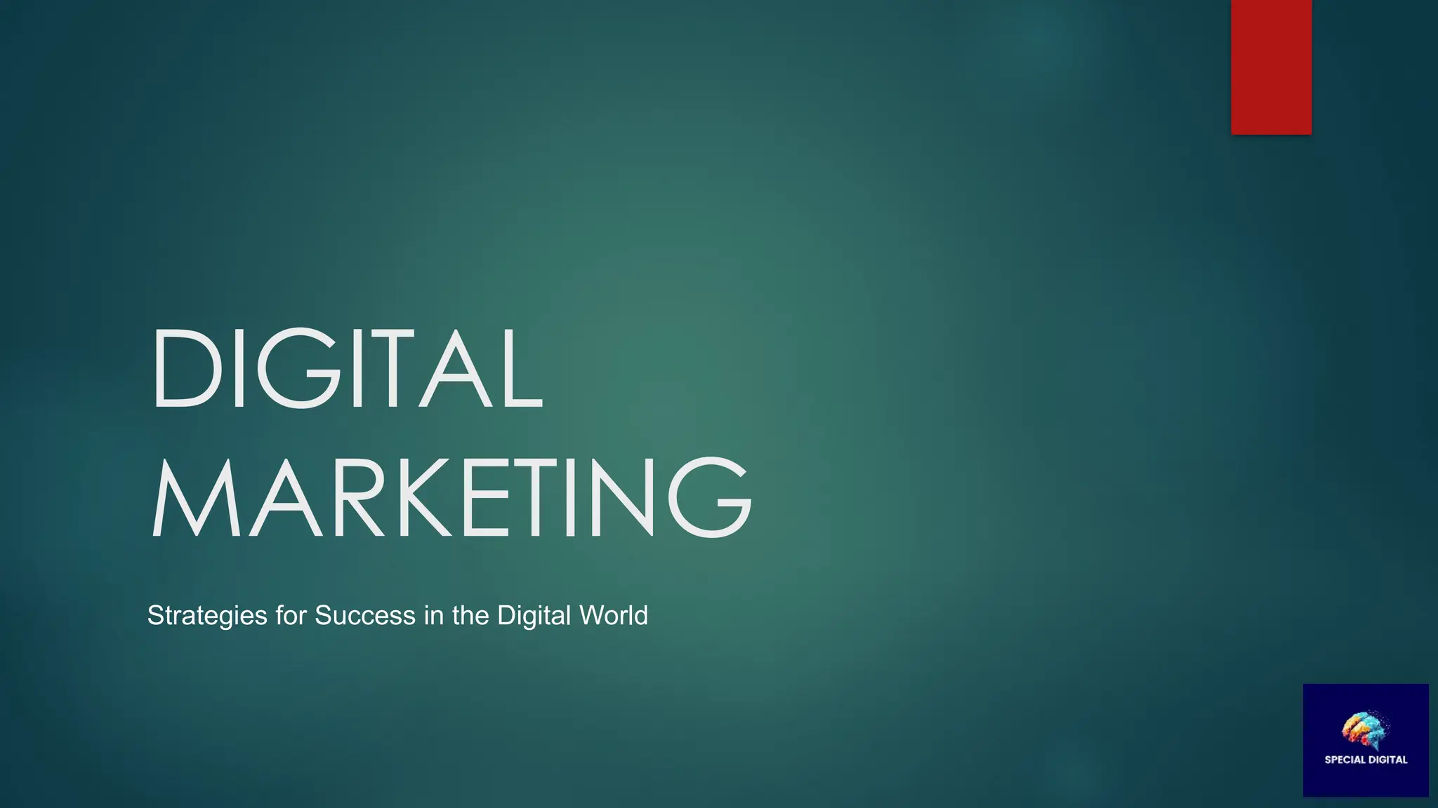 Introduction to Digital Marketing and topic | PPTX | Social Networking | Internet