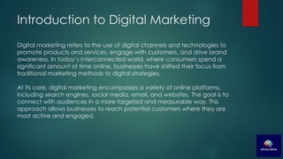 Introduction to Digital Marketing and topic | PPTX | Social Networking ...