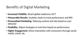 Digital marketing power point presentation | PPT