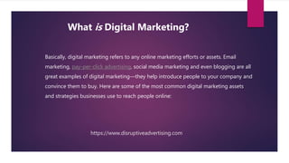 Fundamental Of Digital Marketing- Full Guideline | PPTX