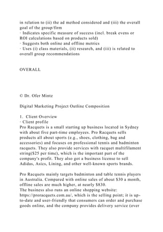 Digital Marketing Project Rubric 2019Group Grading RubricGroup.docx