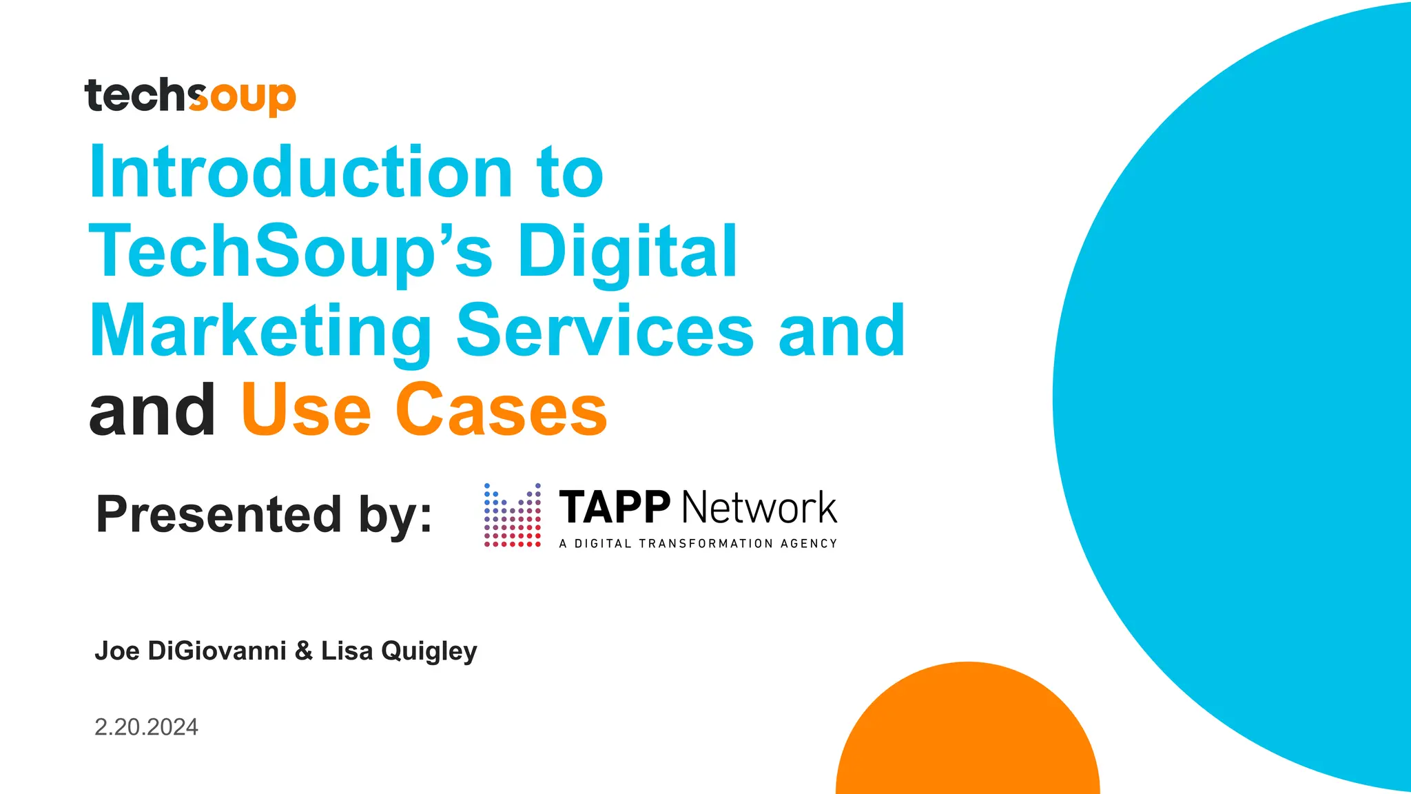 Introduction to TechSoup’s Digital Marketing Services and Use Cases | PDF