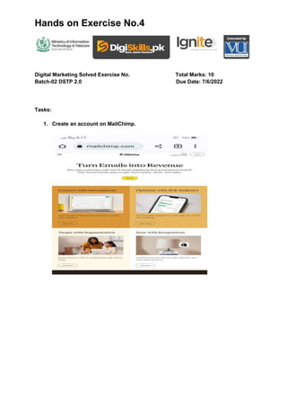 Digital Marketing Solved Exercise 4.docx