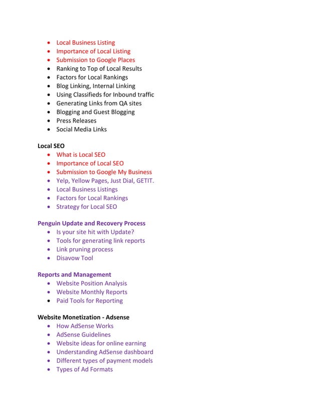 Digital marketing training completed topics | PDF | Search | Internet