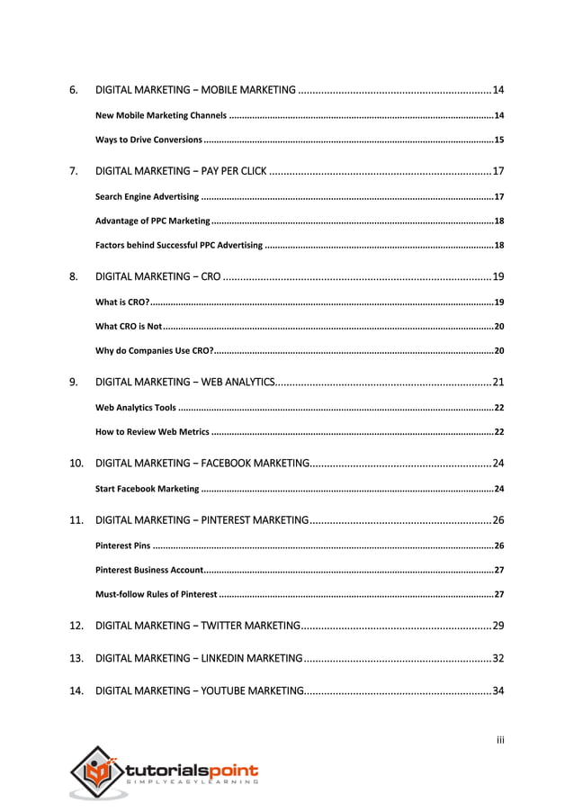 Digital marketing tutorial | PDF