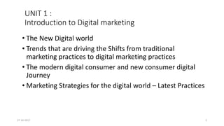 Digital marketing unit 1 | PPTX