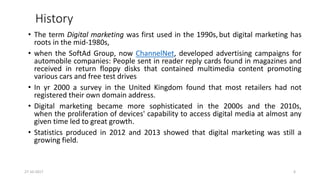 Digital marketing unit 1 | PPTX