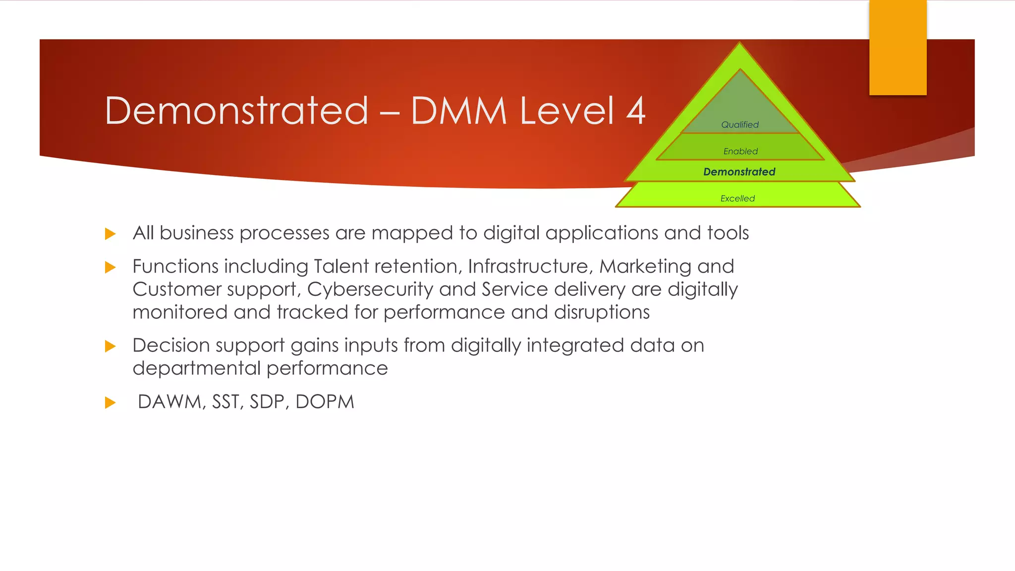 Digital maturity model overview | PDF
