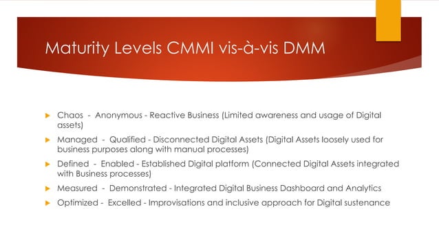 Digital maturity model overview | PPT